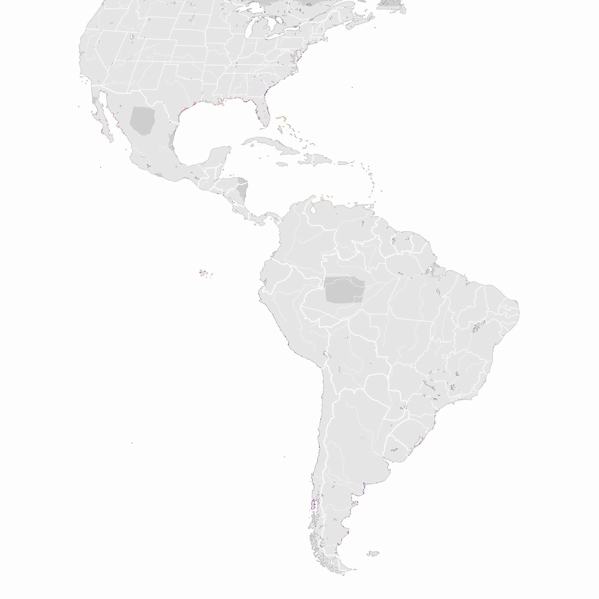 American Oystercatcher - Abundance animation - eBird Status and Trends