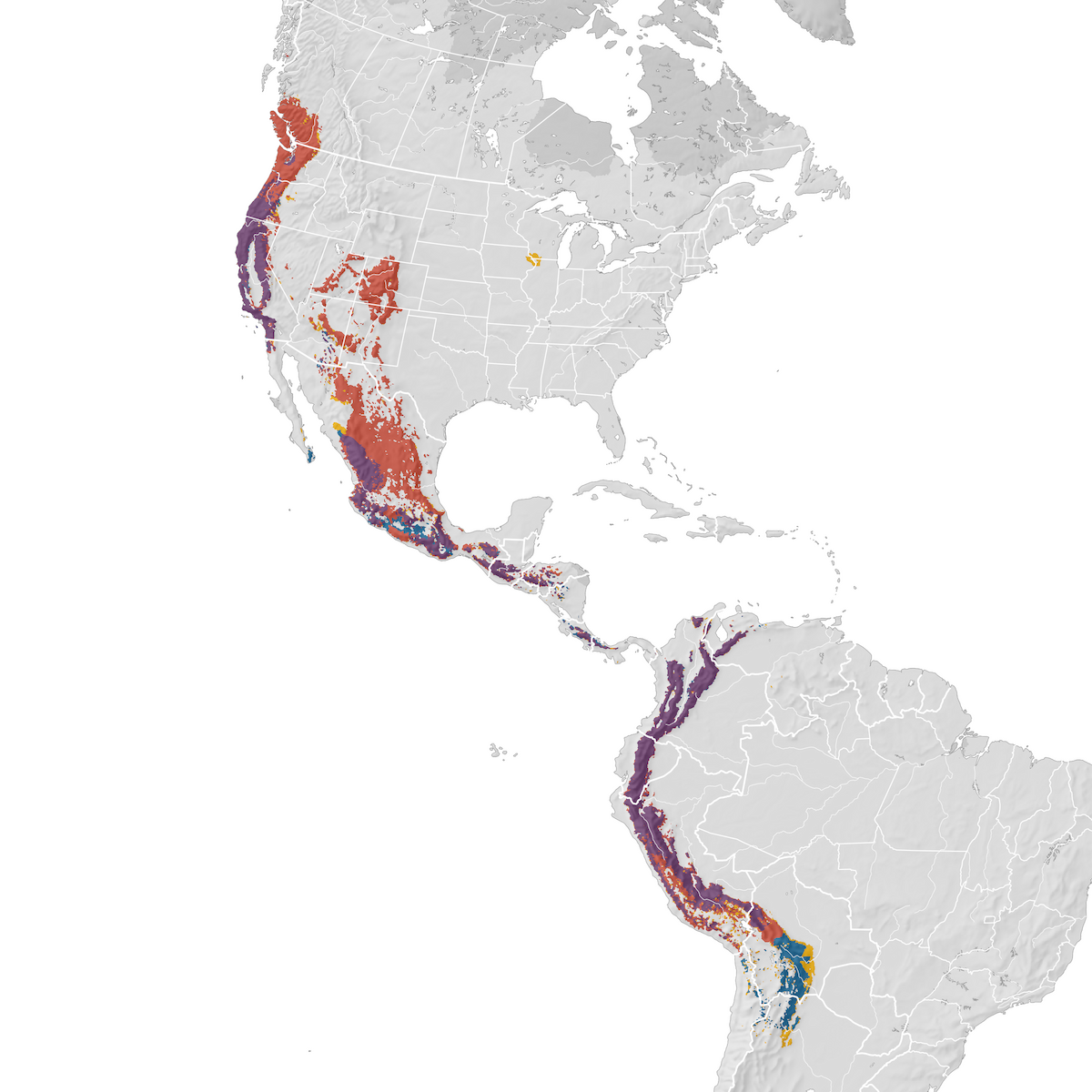 Band-tailed Pigeon - Range map - eBird Status and Trends